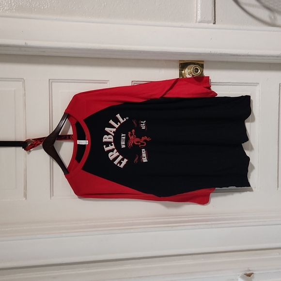 BellaCanvas | Shirts | Fireball Long Sleeve Shirt And Lanyard | Poshmark